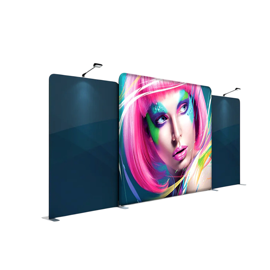 20' WaveLight Backlit Display Kit — Total Trade Show