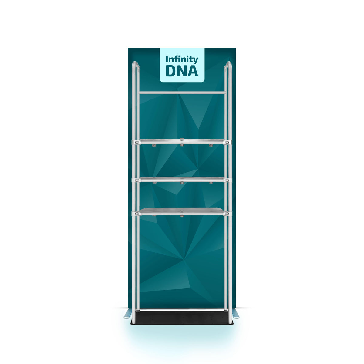 3' Infinity DNA Pro Lightbox with Merchandiser Shelf — Total Trade Show
